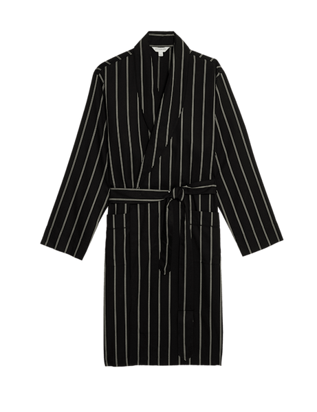 Pure Lyocell Striped Dressing Gown – Marks & Spencer Bermuda